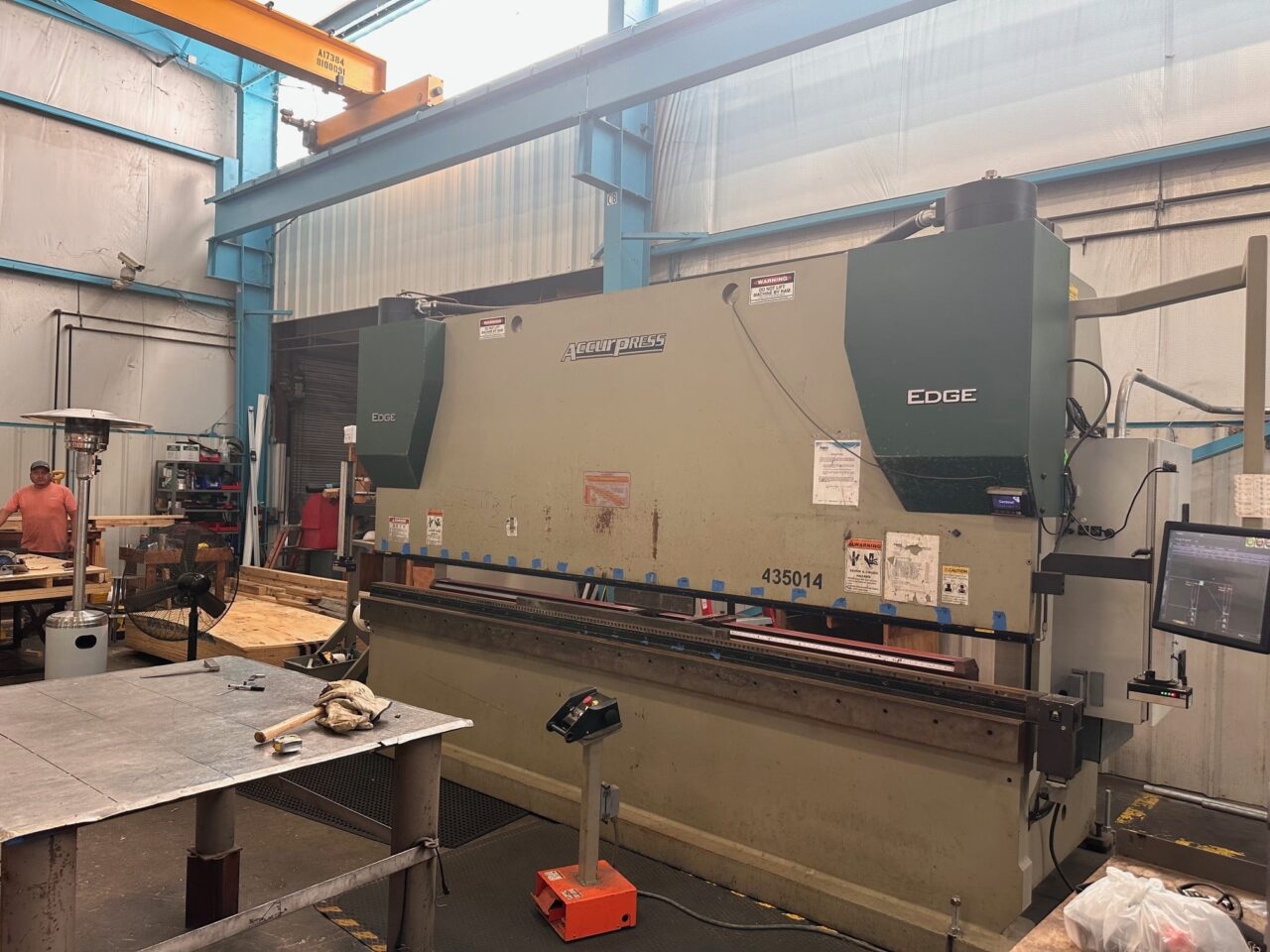 What are the specifications of Accurpress Edge 435014 Brake?