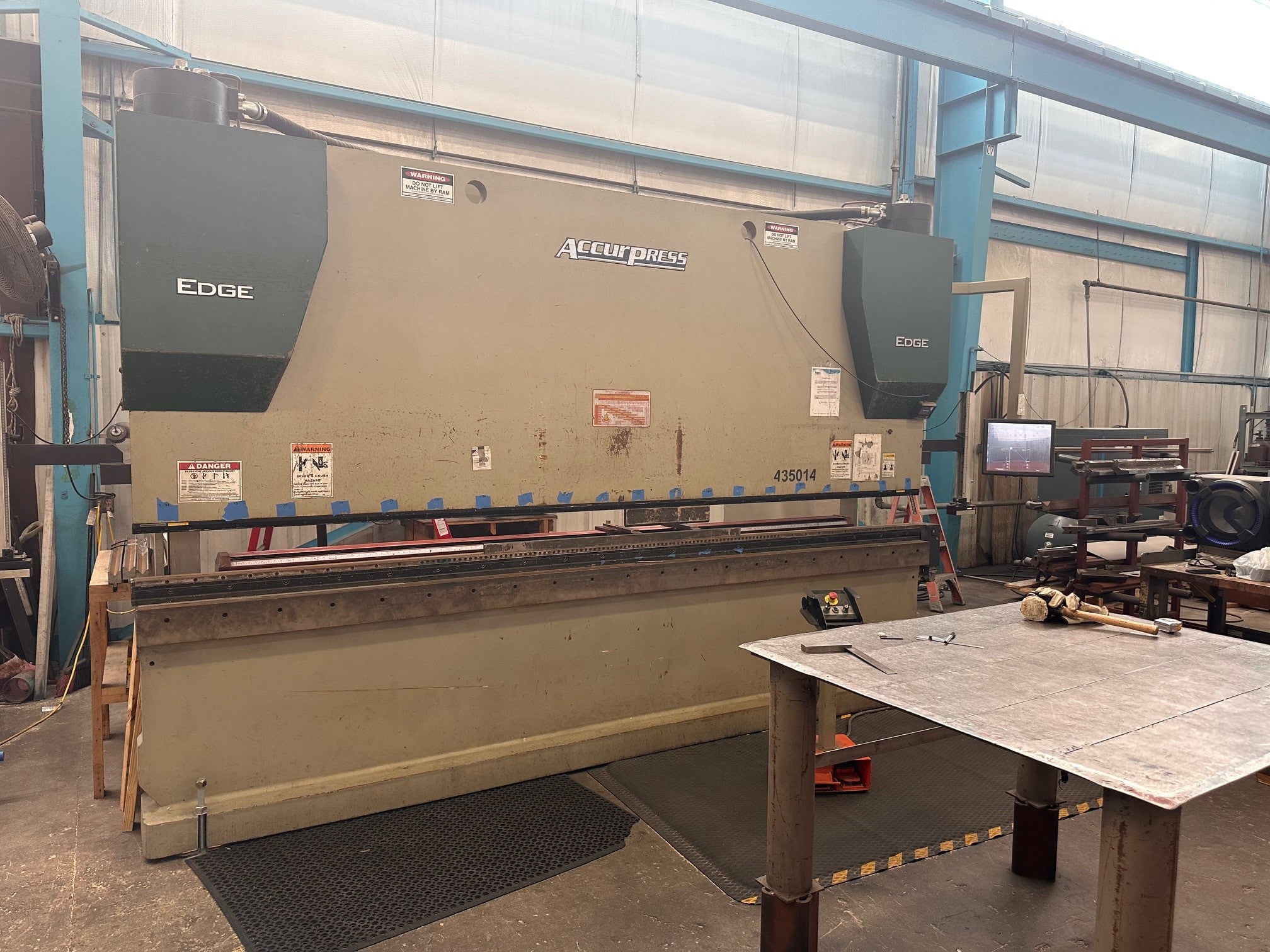 What are the specifications of Accurpress Edge 435014 Brake?