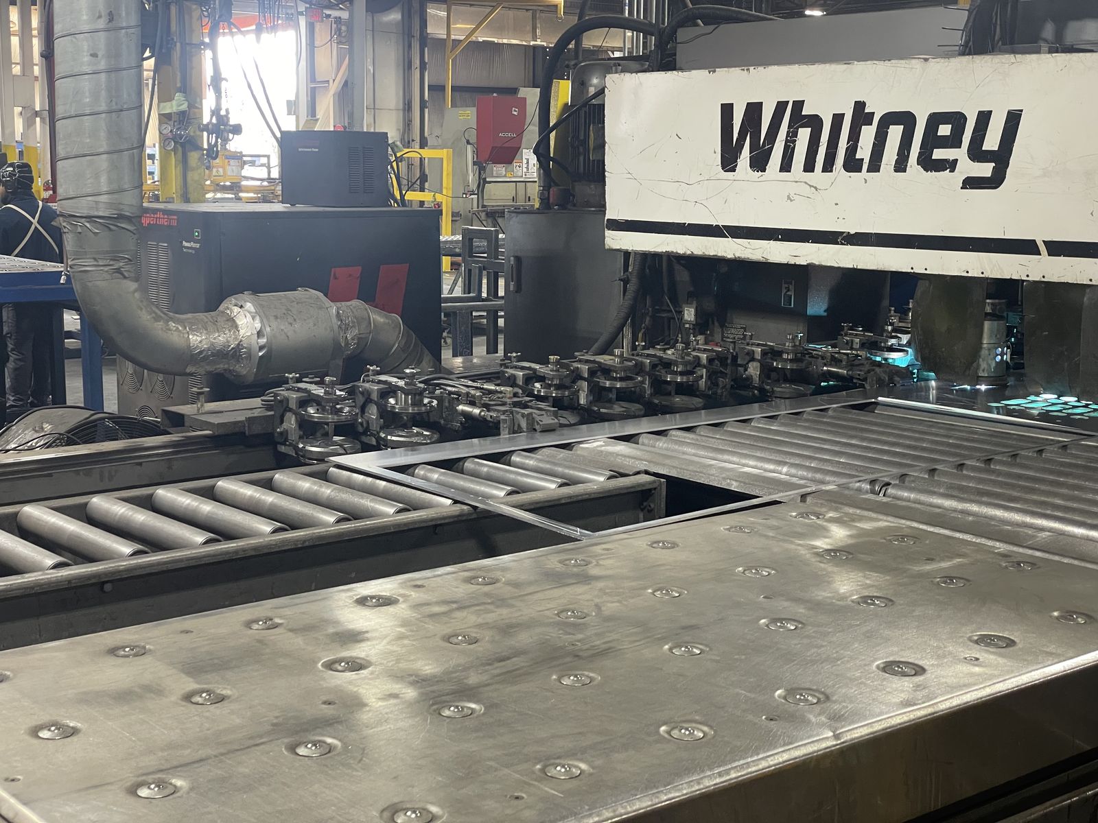 Shop Whitney 3400 Heavy CNC Punch / Plasma Cutting Machine