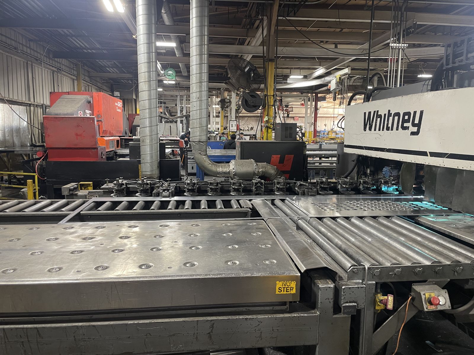 Shop Whitney 3400 Heavy CNC Punch / Plasma Cutting Machine