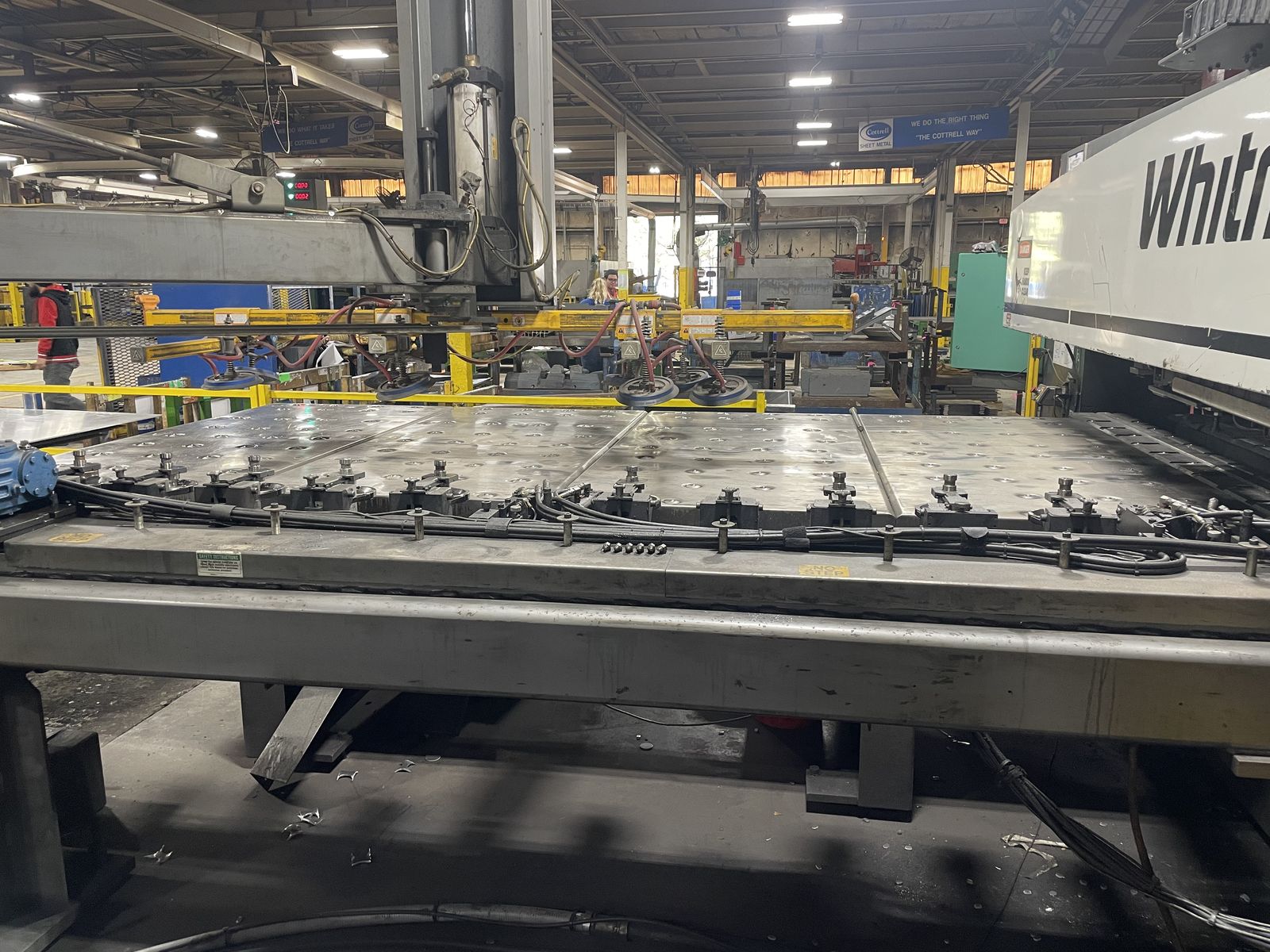 Shop Whitney 3400 Heavy CNC Punch / Plasma Cutting Machine