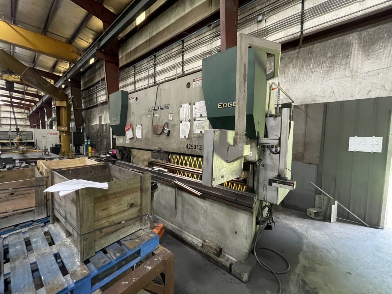 Accurpress 425012 Edge 250 Ton x 12' CNC Press Brake - The Equipment Hub