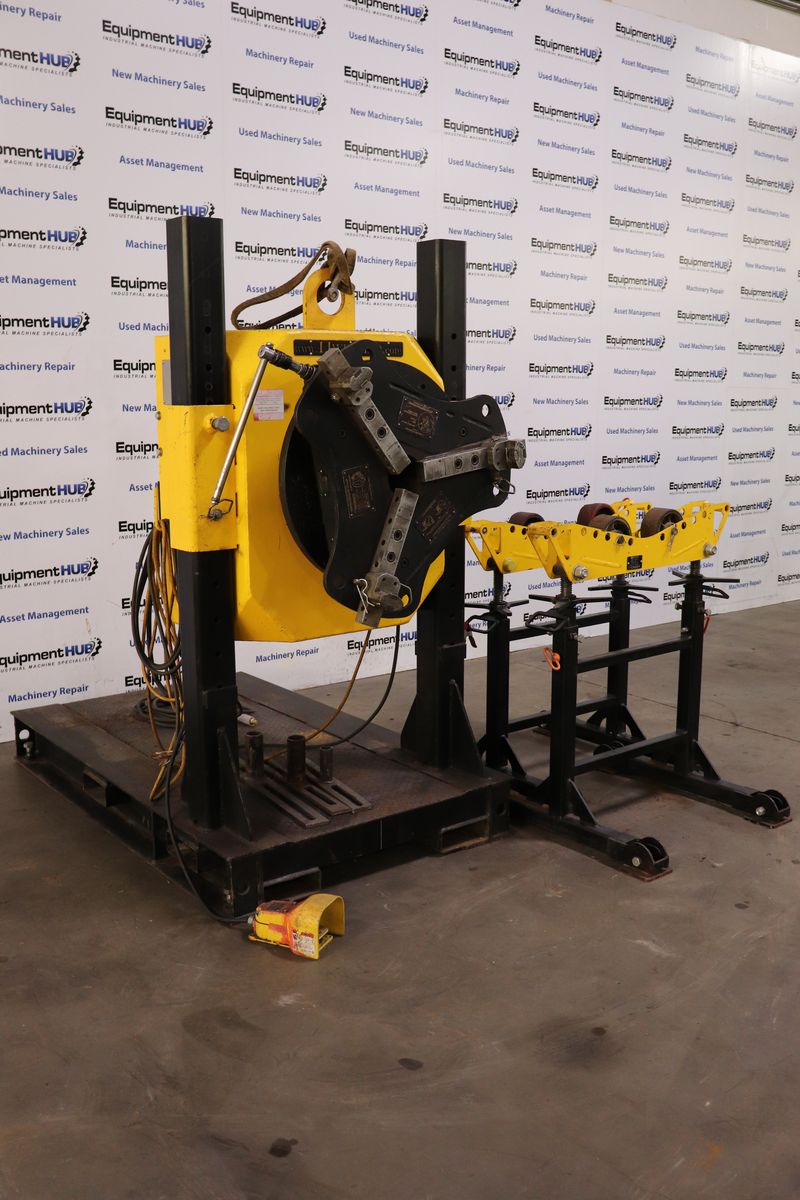 LJ Weld 30P-200 5,400 Lb. Load Capacity Pipe Turning Welding Positioner ...