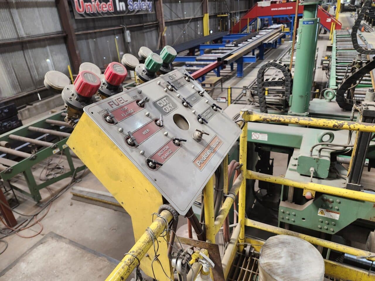 Peddinghaus ABCM-1250 3-Torch Automatic Coping Machine - The Equipment Hub