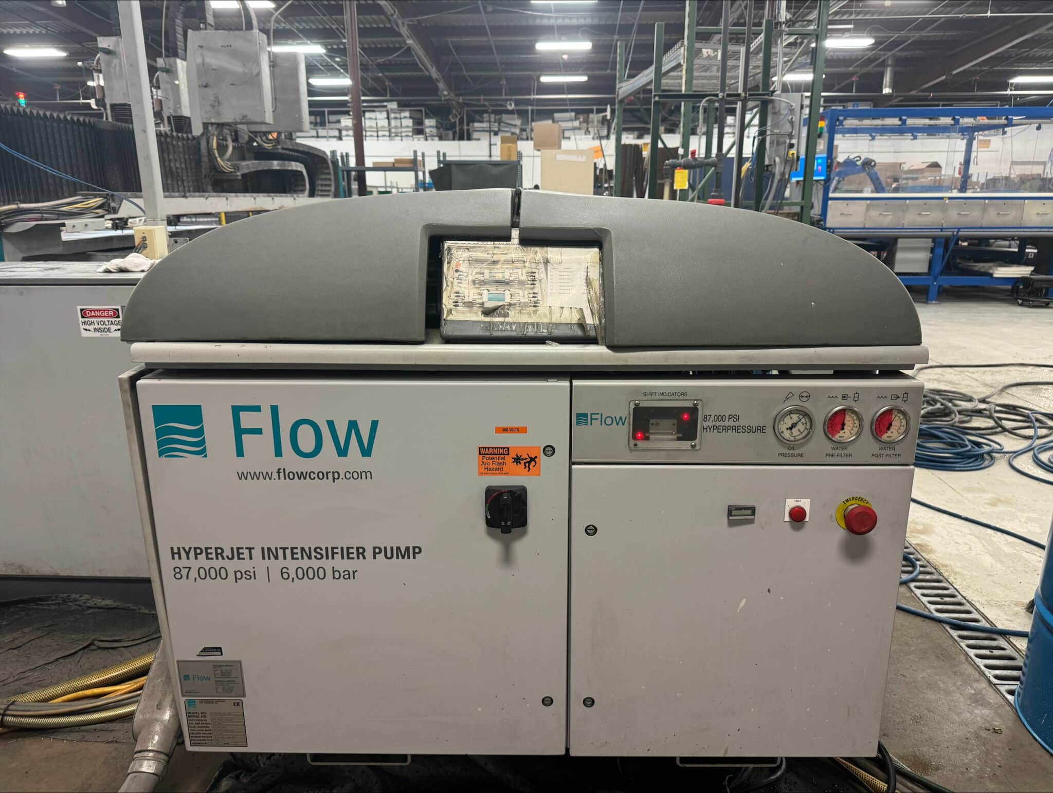 Flow Mach 4 3030 10' x 10' CNC Waterjet - The Equipment Hub