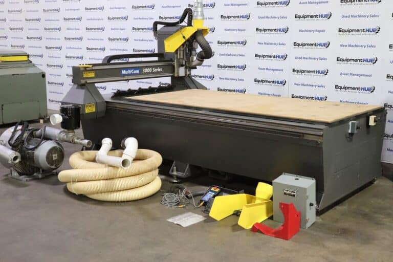 Multicam 3000 Series 3-103-R 4' x 8' CNC Router w/ ATC & Vacuum Pump ...