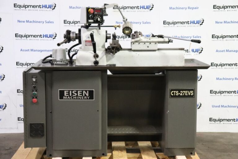 Eisen CTS-27EVS 2nd Operation Lathe DSM59-style Capstan Turret ...