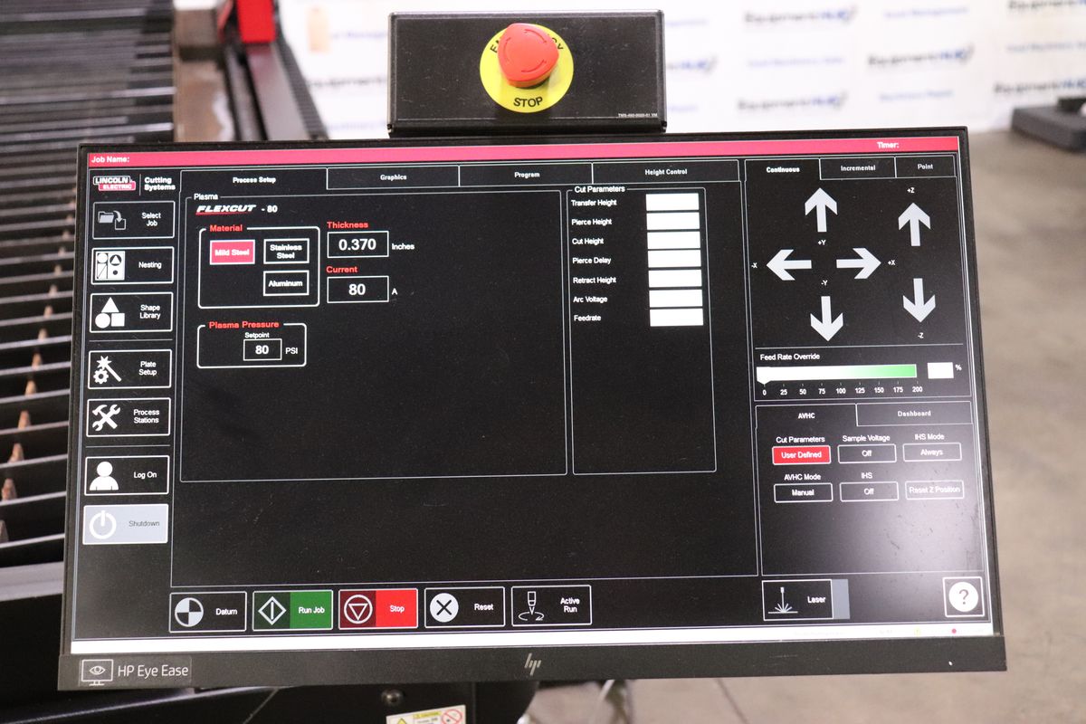 Lincoln Electric 4510 Torchmate 5' x 10' CNC Plasma Table w/ Flexcut 80 ...