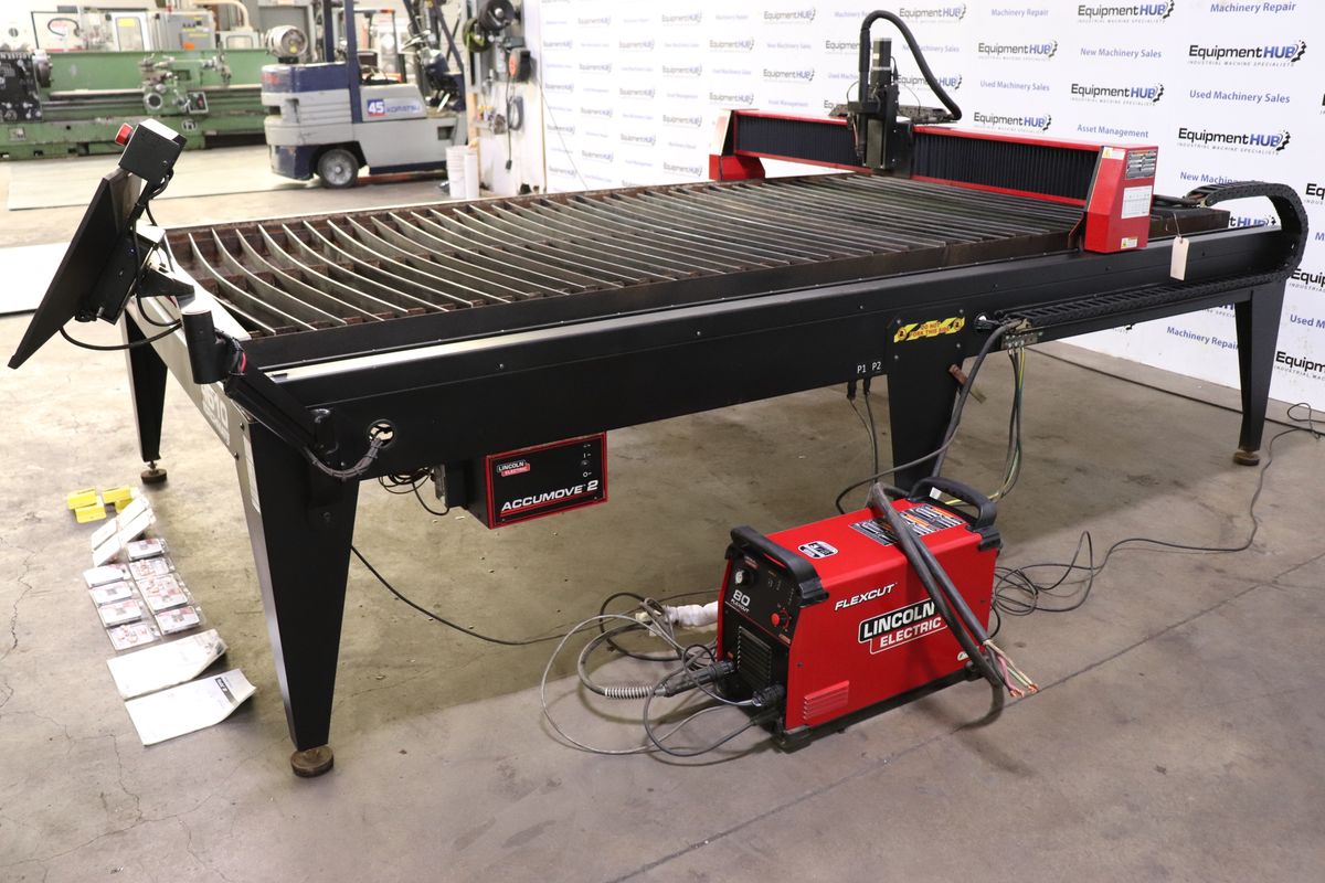 Lincoln Electric 4510 Torchmate 5' x 10' CNC Plasma Table w/ Flexcut 80 Plasma Cutter - The ...