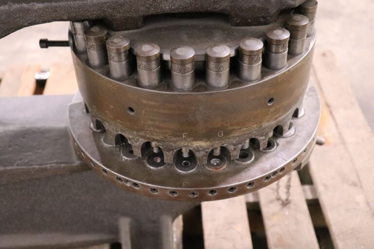 Rotex R18A 8 Ton 18" Throat Manual Rotary Hand Turret Punch - The ...