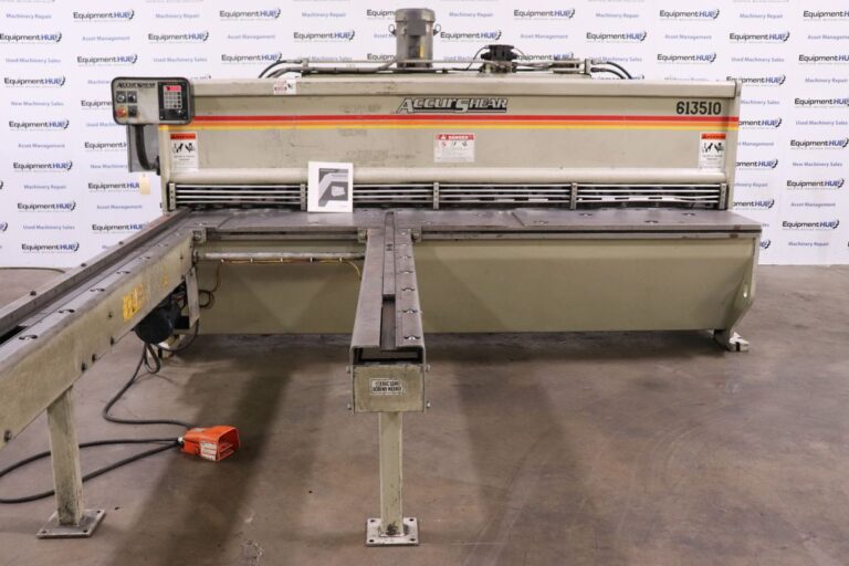 Accurshear 613510 10 Gauge x 10′ Hydraulic Shear w/ Front & Rear ...