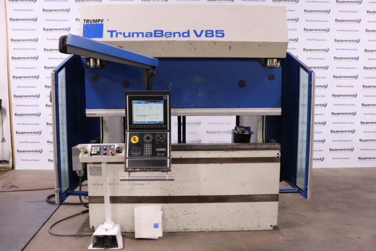 Trumpf TrumaBend V85 95 Ton x 80" Hydraulic CNC Press Brake, 6-Axis ...