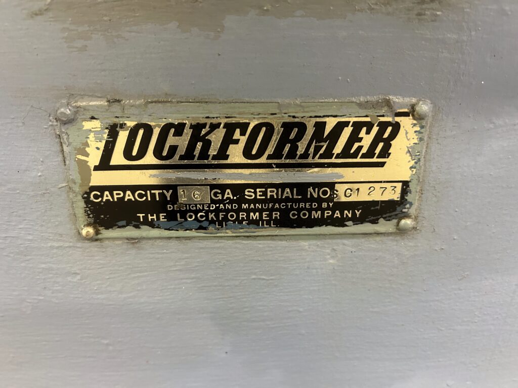 Lockformer 16 Gauge Rollformer Forming Machine - The Equipment Hub