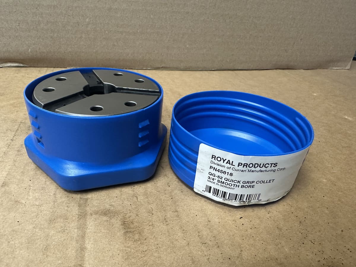 Royal Products QG-52 Quick Grip Collet - 3/4" Round Smooth Bore - The ...