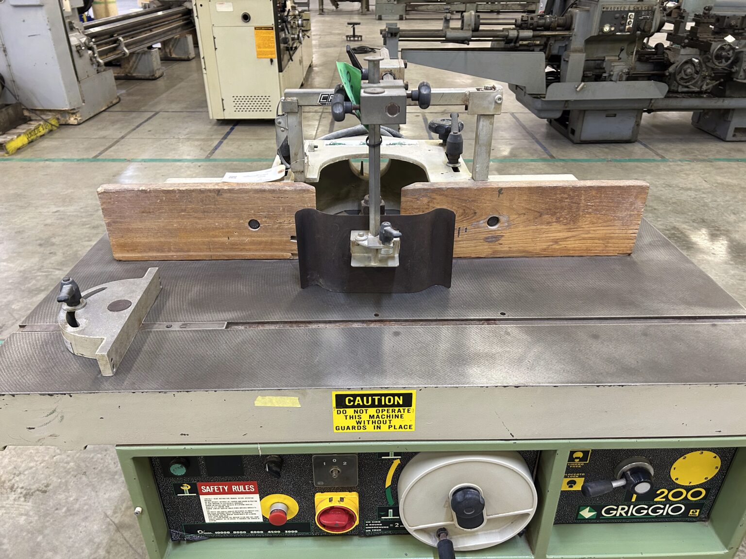 Griggio T200 Single Spindle Wood Shaper - The Equipment Hub