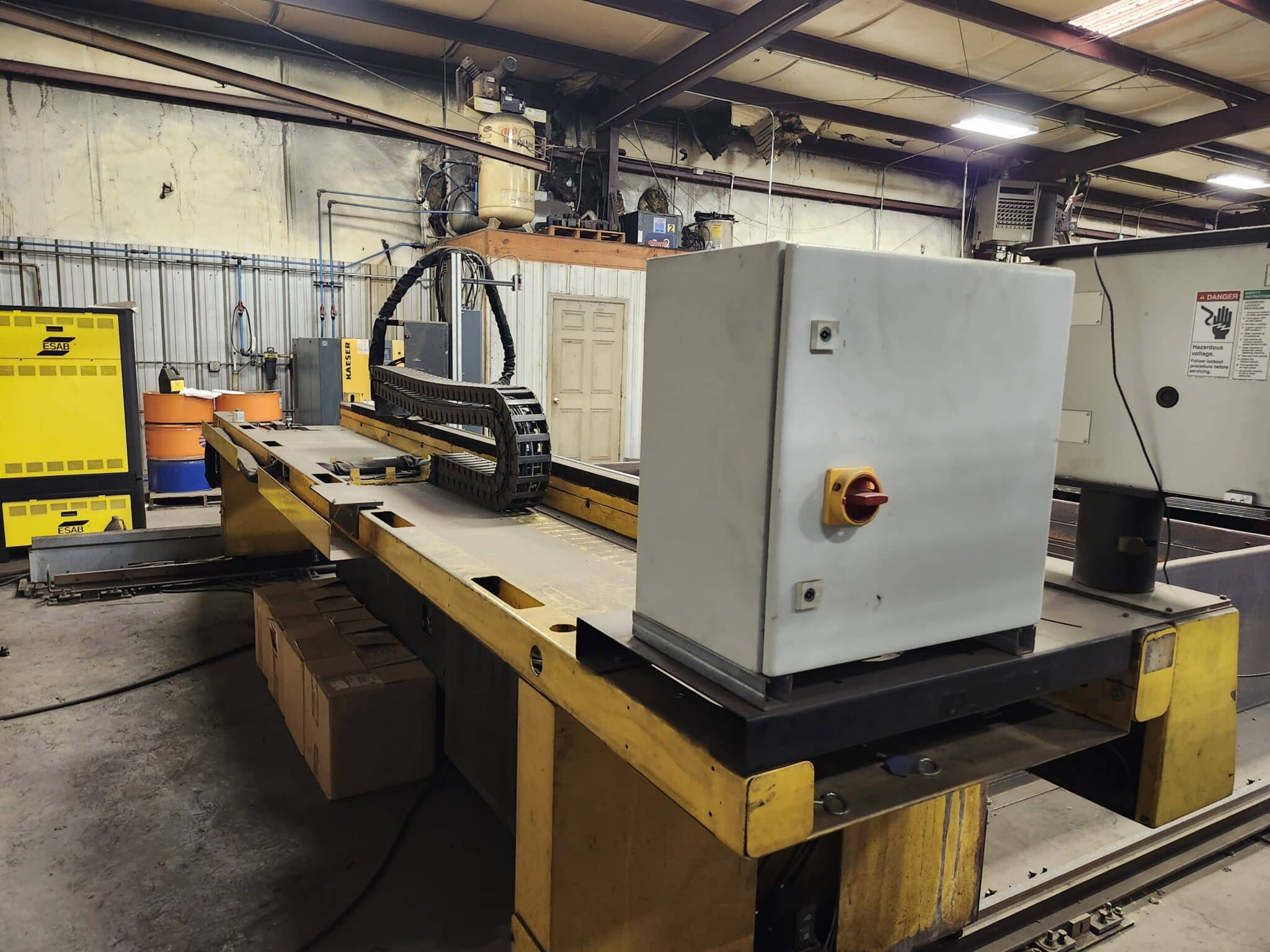 Esab Sabre 3000 11' x 11' CNC Plasma Table (2022 Control / Power Source ...