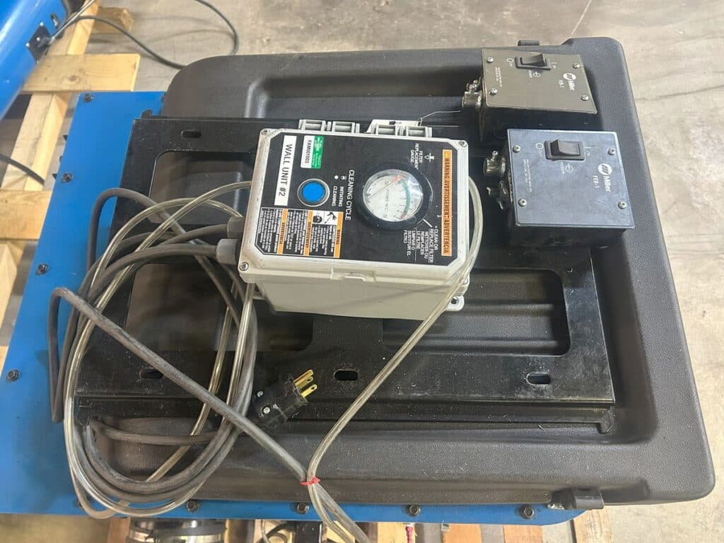 Miller SA-812-ZF-WM Filtair SWX Dual 8" x 12' Arm Welding Fume ...