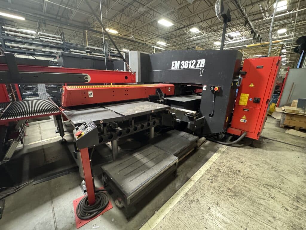Amada EM-3612-ZRT CNC Turret Punch Press w/ 300 Tool Changer - The ...