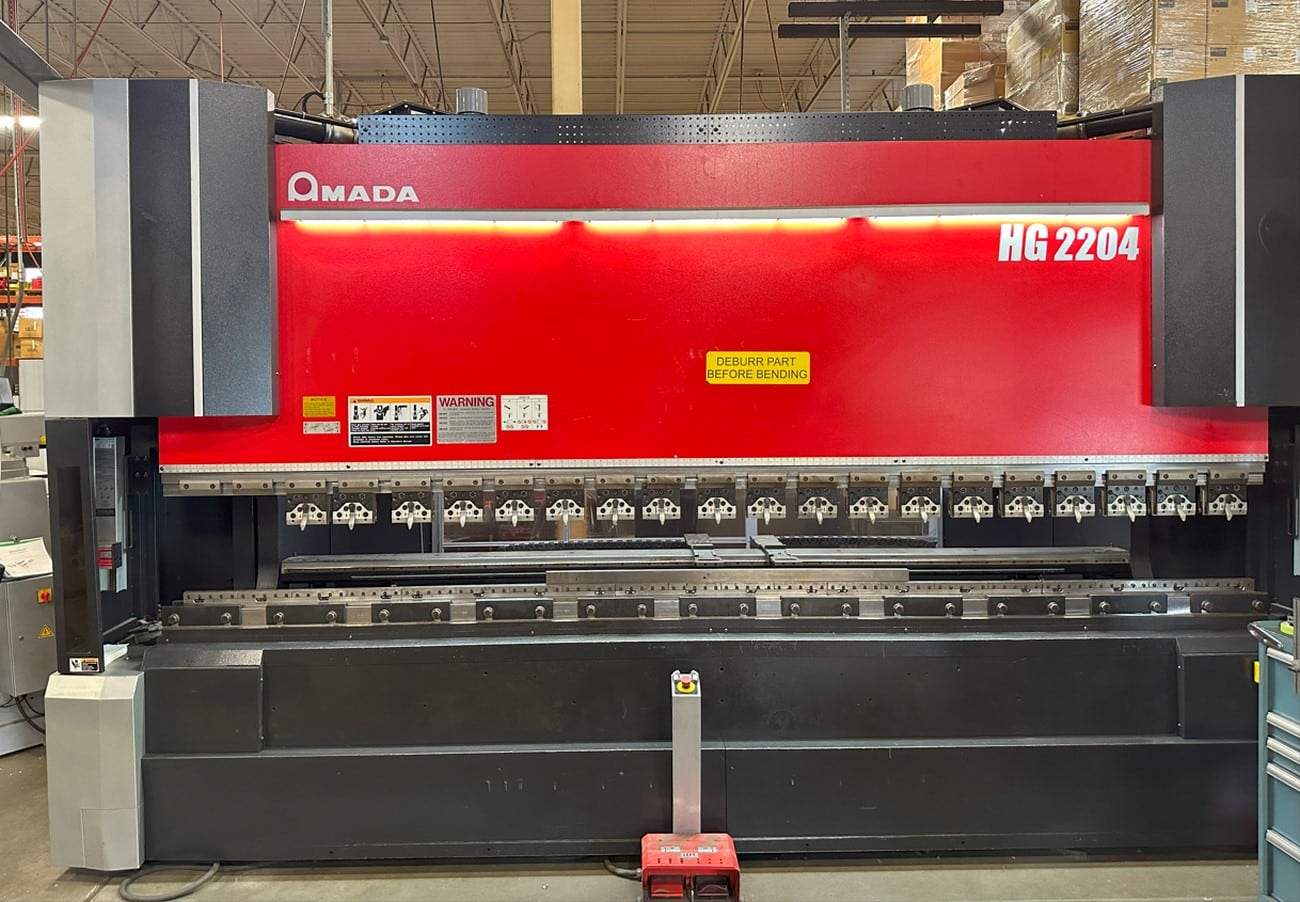 Amada HG-2204 242 Ton x 14' Hydraulic Press Brake - The Equipment Hub