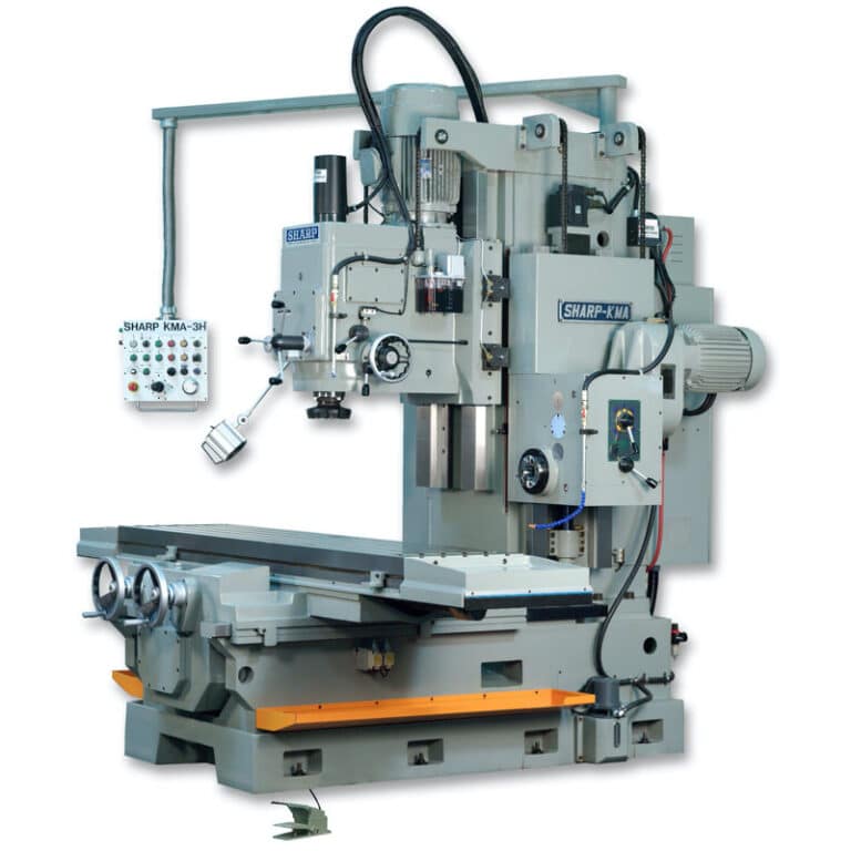 Sharp KMA-3H Bed Type Vertical / Horizontal Milling Machine - The ...